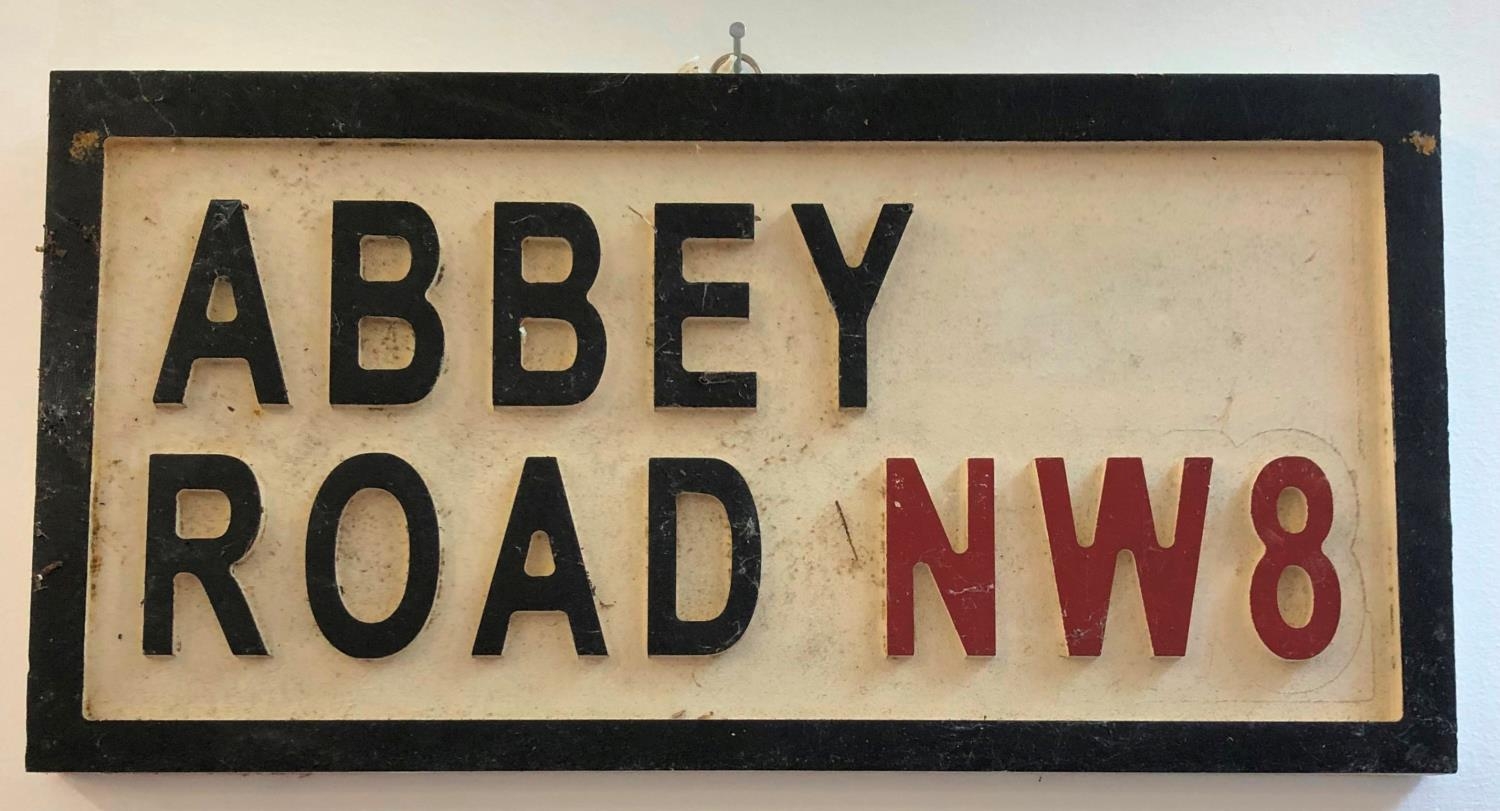 Reproduction Abbey Road Sign