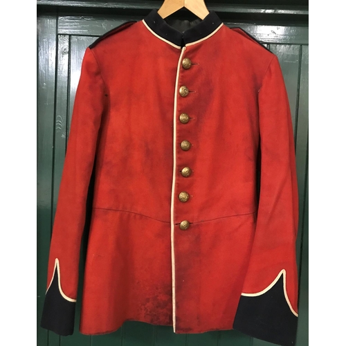 A PRINCE ALBERT'S SOMERSET LIGHT INFANTRY UNIFORM. A scarlet... | Barnebys