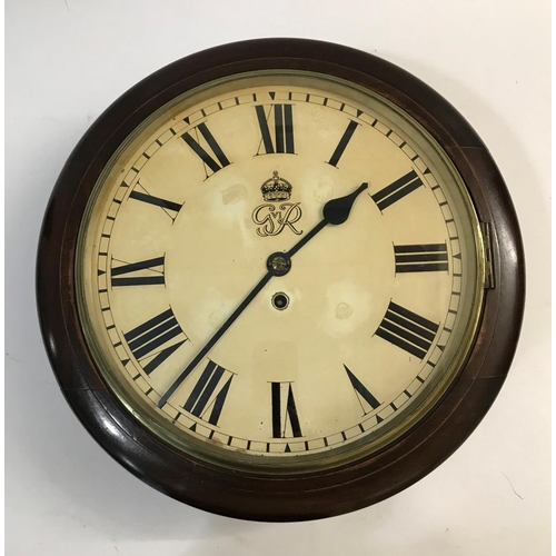 A SECOND WORLD WAR GOVERNMENT WALL CLOCK. A dial clock with ... | Barnebys