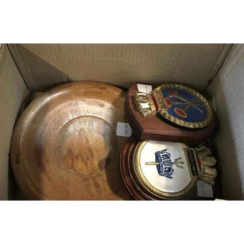 Royal Navy Ships Crests for HMS Illustrious and HMS Invincib... | Barnebys