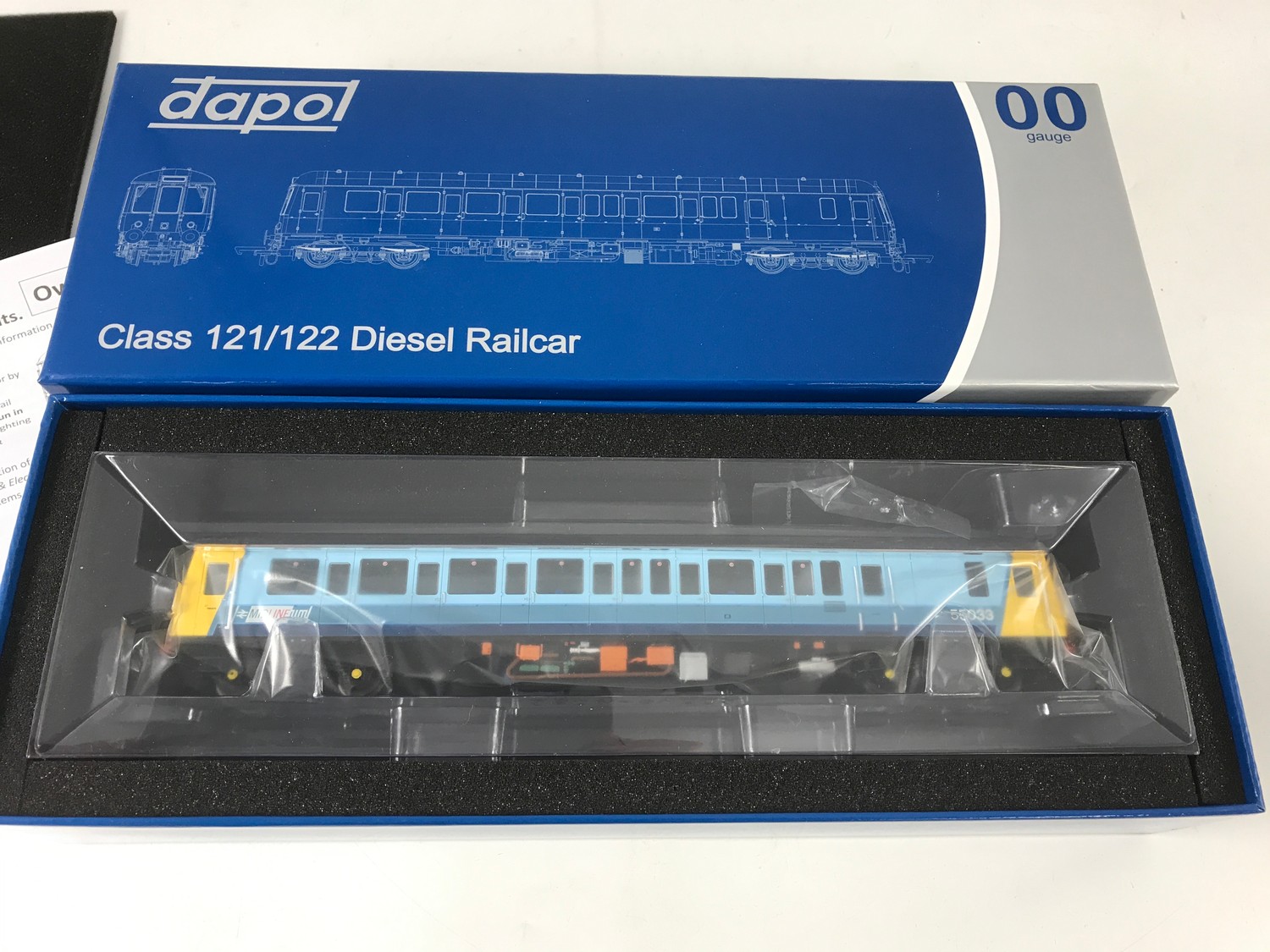 DAPOL VGC BOXED 00 GAUGE CLASS 121 DMU 55033 IN MIDLINE LIVERY 4D-009 ...