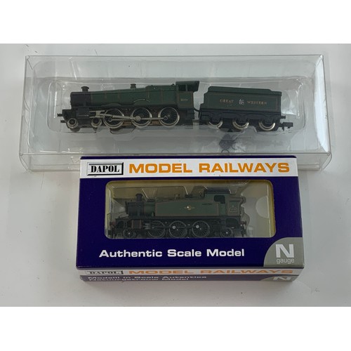 DAPOL N GAUGE ND-106 SLOPE TANK (PRAIRIE) 45XX 5538, & PART BOXED GWR ...
