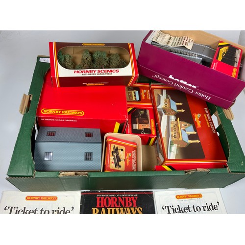 HORNBY BOXED SCENIC ACCESSORIES, R576 TUNNEL, R505 WATER TOWER, R593 ...