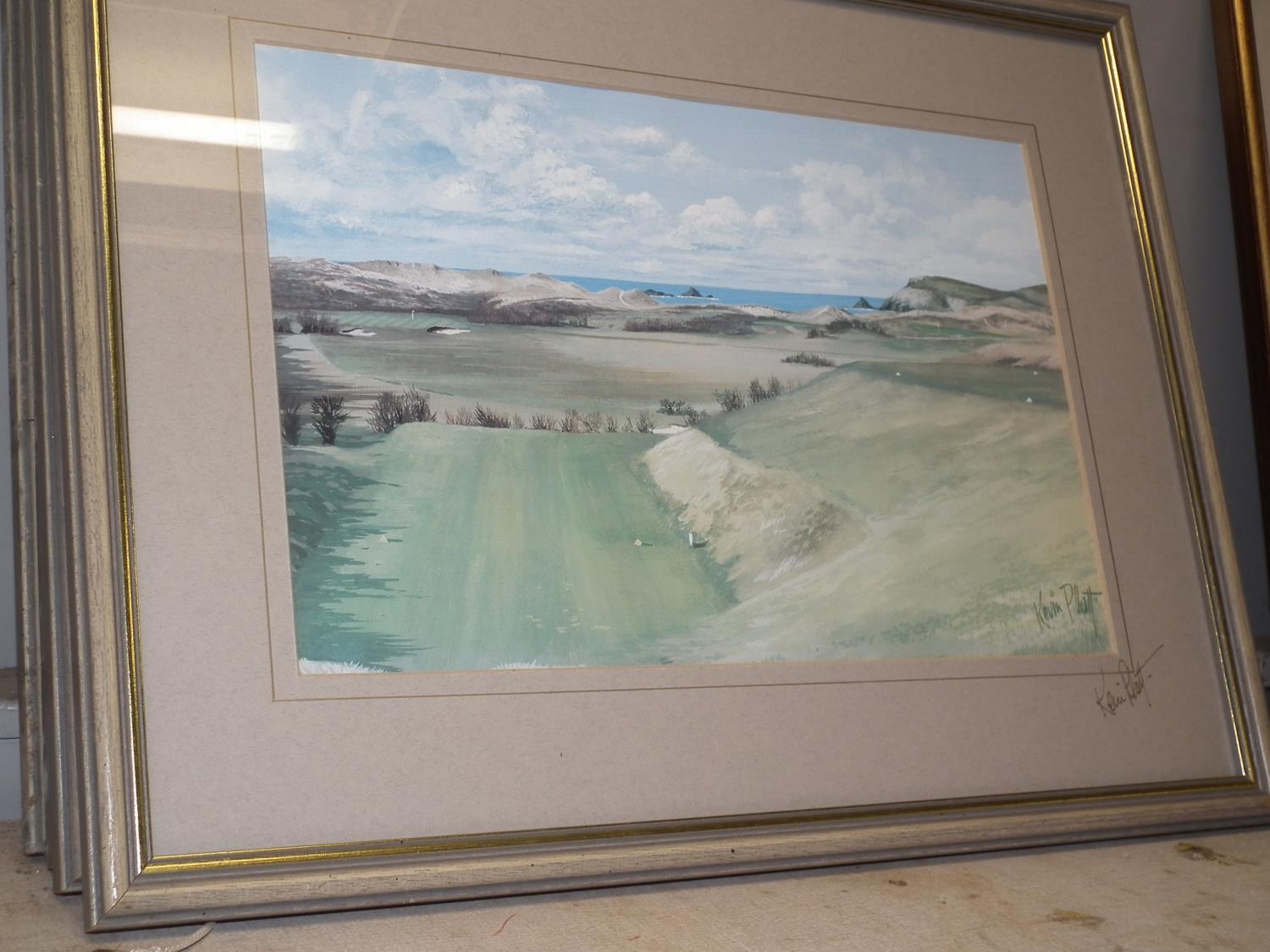 5 KEVIN PLATT GOLF COURSE PRINTS