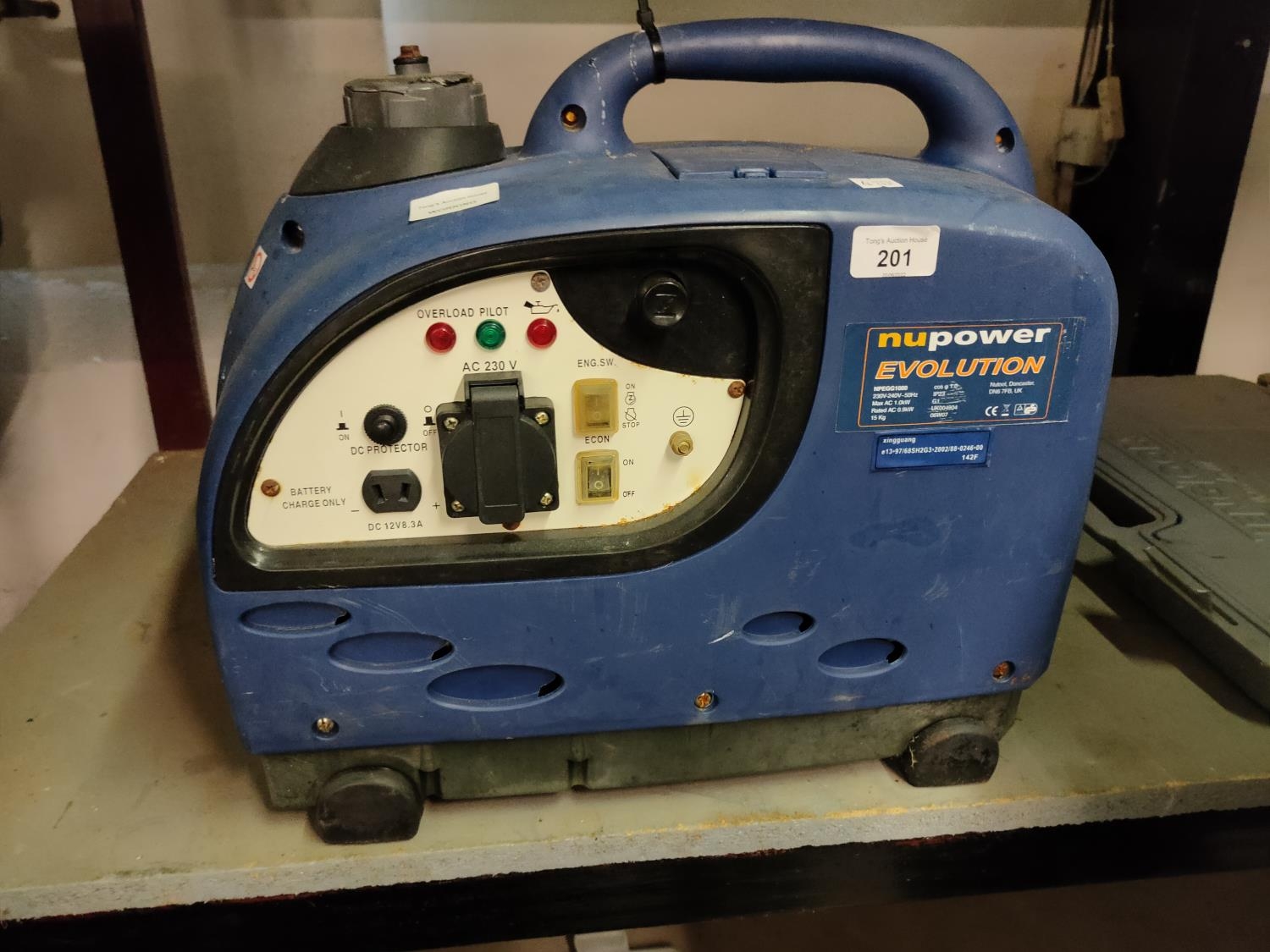 Nupower evolution 1000w generator in good working order