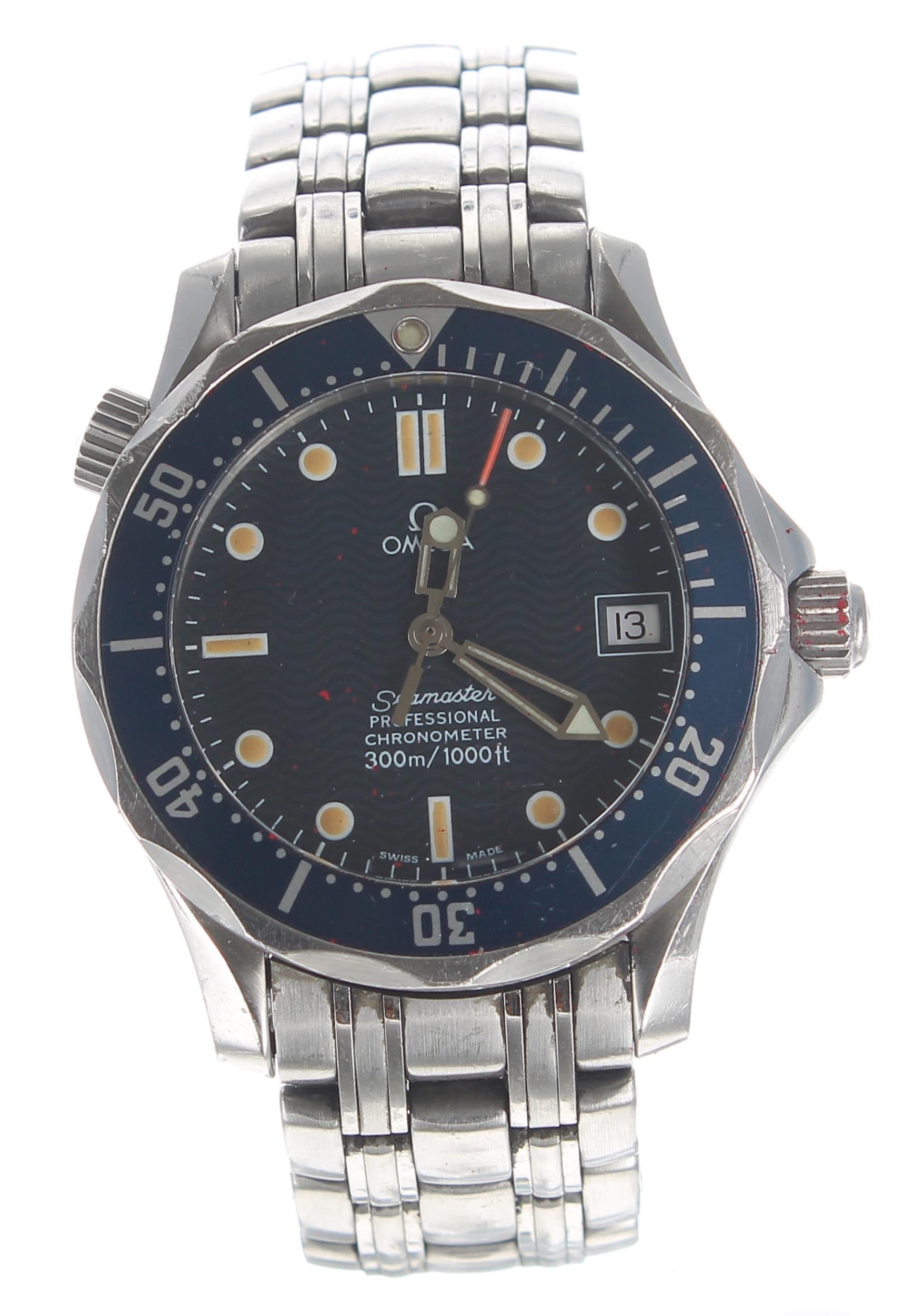 Omega Seamaster Professional Chronometer 300m/1000ft automatic stainless steel gentleman's bracelet
