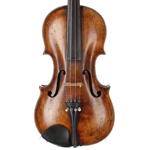 Late 19th century German violin labelled Benjamin Banks...17... | Barnebys