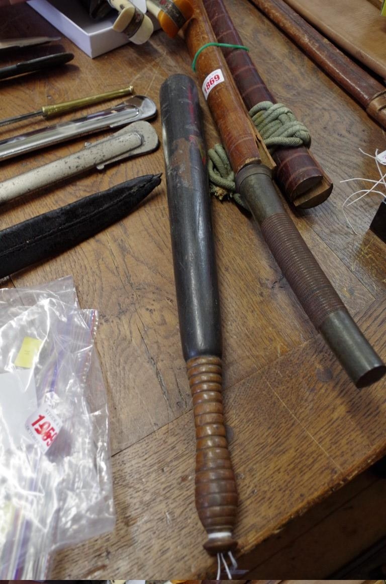 A Victorian police truncheon - auctions & price archive