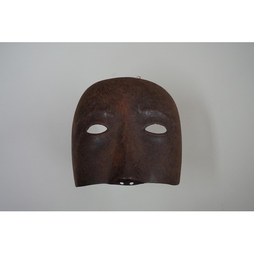 An exceptionally rare steel executioner's mask, probabl... | Barnebys
