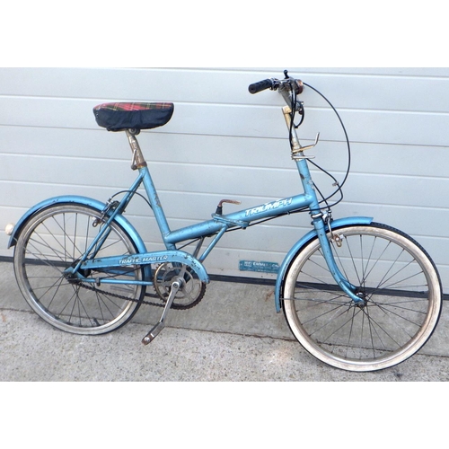 A Triumph Traffic Master folding lady's bicycle | Barnebys