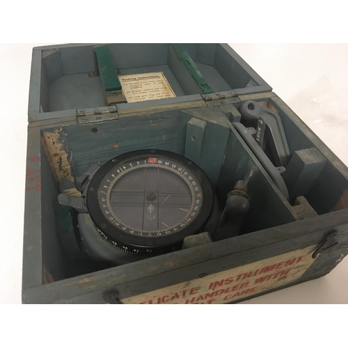 A Royal Air Force world war II Type P12 Aircraft compass.