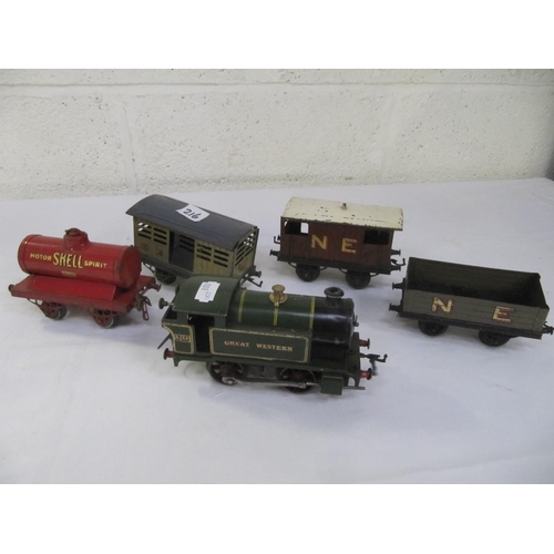Hornby Great Western 4560 Clockwork Train along with Hornby Motor Shell ...