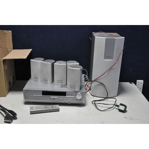 A PANASONIC SA-HT70 HOME THEATRE DVD SYSTEM with subwoofer, ... | Barnebys