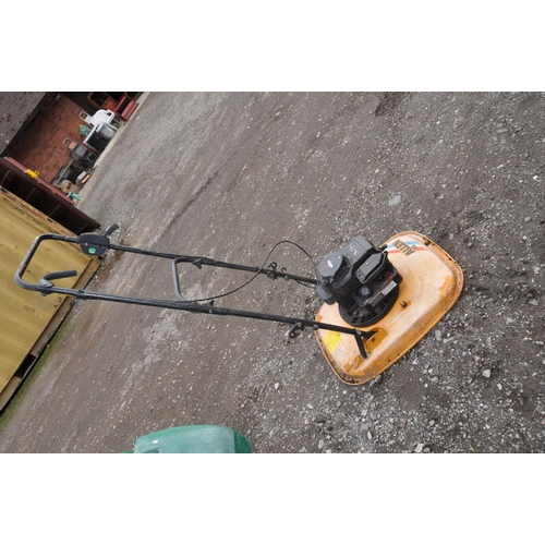 A VINTAGE ALLEN 418 PETROL HOVER MOWER with a Briggs and Str... | Barnebys