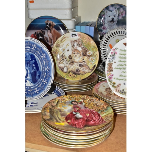 FIFTY FOUR COLLECTORS PLATES, with thirteen boxes, themes to... | Barnebys