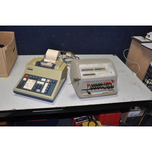 A FACIT MODEL CE1-13 VINTAGE ADDING MACHINE (no cable so unt... | Barnebys