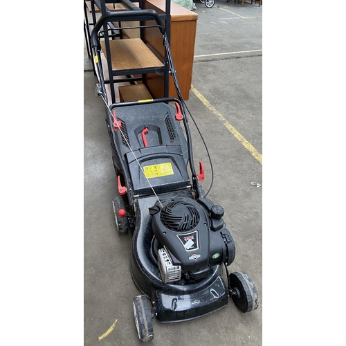 Florabest Briggs & Stratton 450E petrol Lawn mower. Working | Barnebys