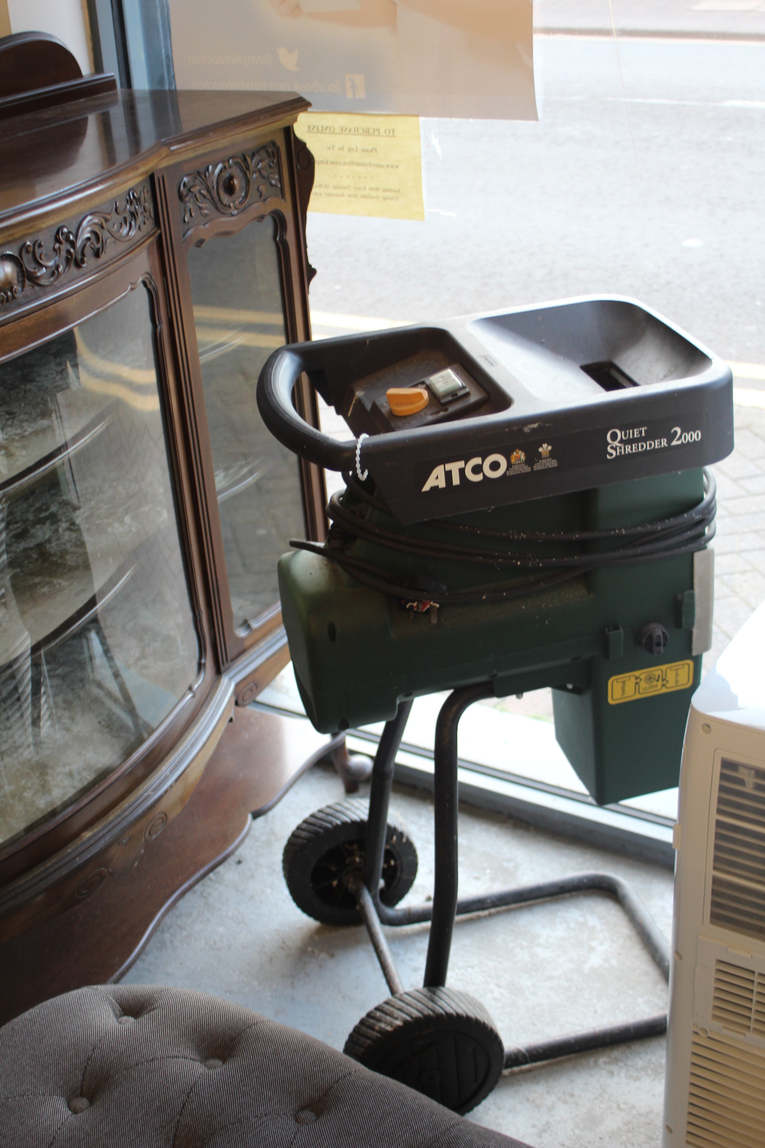 German-Made Electric Atco Quiet Shredder 2000 (Parts Model F016L80712)