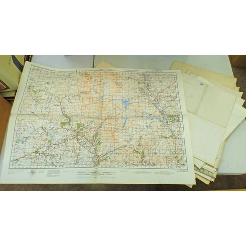 22 OS MAPS, MOST ARE 1940 WAR REVISION VERSIONS OF KELSO, PE... | Barnebys