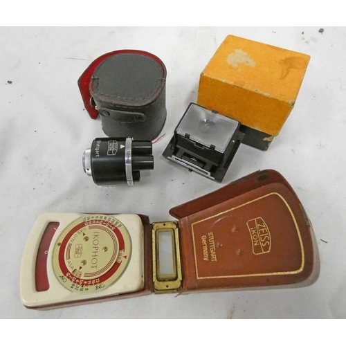 ZEISS IKON MULTI TURRET FINDER, ZEISS IKON IKOPHOT METER AND... | Barnebys