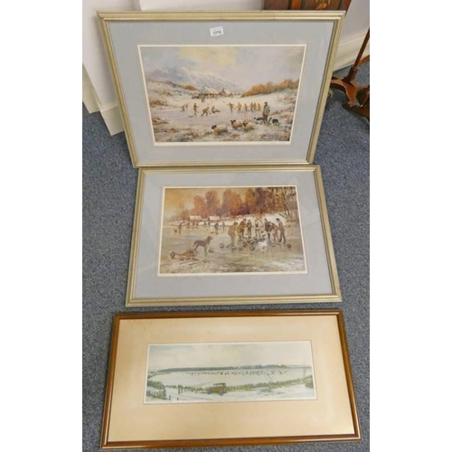 TWO FRAMED LIMITED EDITION DAVID STRATTON WATT PRINTS SIGNED... | Barnebys