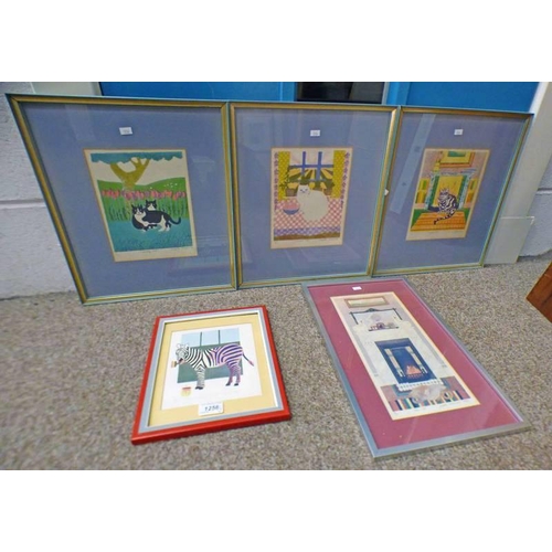 5 FRAMED LIMITED EDITION PRINTS SIGNED JUDITH MORRISON INCLU... | Barnebys
