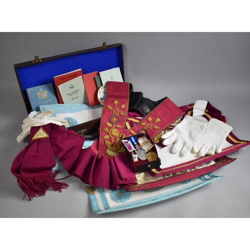 A Collection of Various Masonic Regalia and Ephemera to Incl... | Barnebys