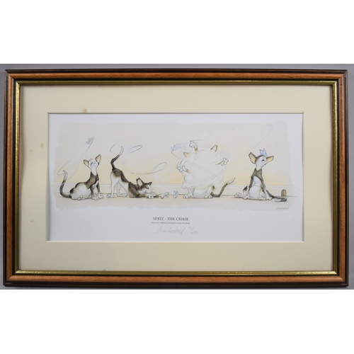 A Limited Edition Dean Kendrik Print, Spatz-The Chase, 40x20... | Barnebys