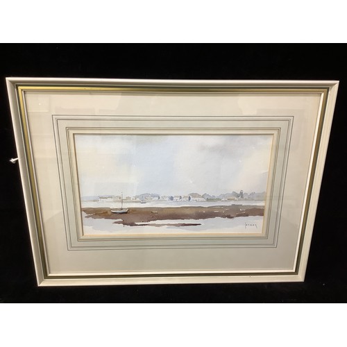Richard Joicey (20th century) Shoreline study of Langstone w... | Barnebys