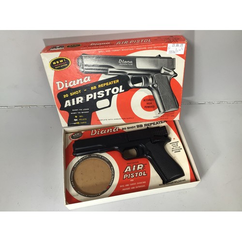 A boxed Diana 20-shot BB repeater air pistol, model G10 - .1... | Barnebys