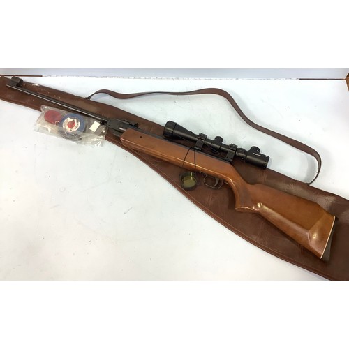 An Anschutz model 335 .22 calibre air rifle, serial number 0... | Barnebys