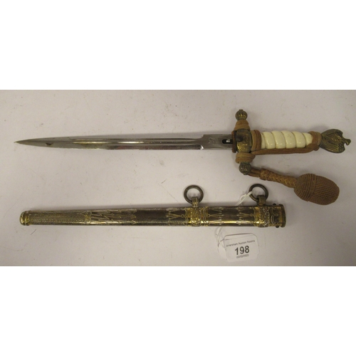 A German Third Reich era Naval officer's dirk with an eagle ... | Barnebys
