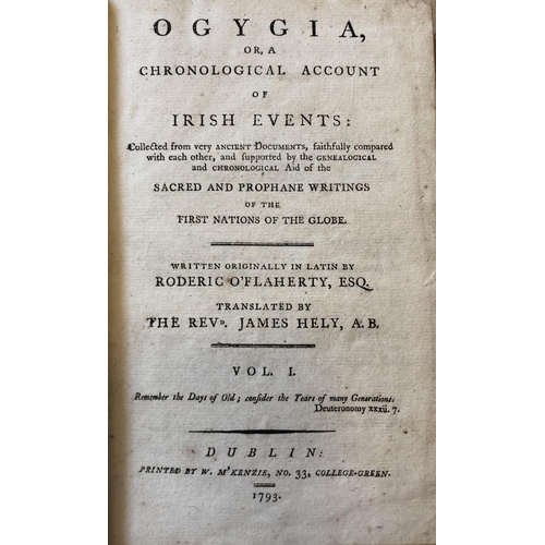 O'Flaherty (Roderick) & Hely (Rev. J... - auctions & price archive