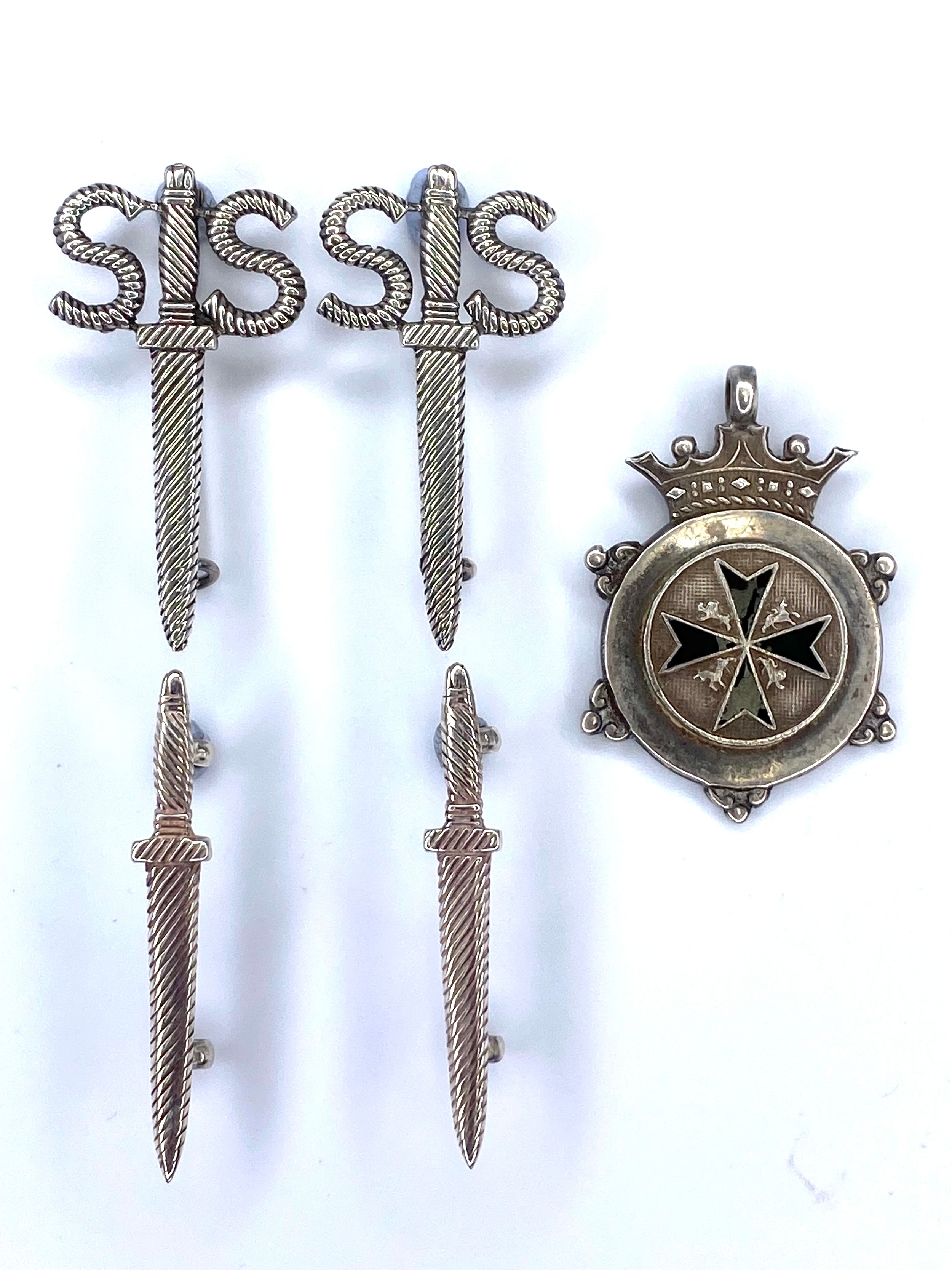 Silver British Military Cap Badges No. 2 Commando WW2 1941 (one ...