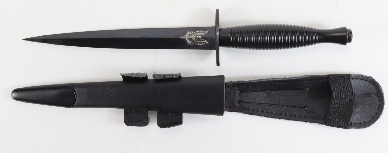 Current Issue Commando Dagger, with S.A.S logo etched onto the blade.