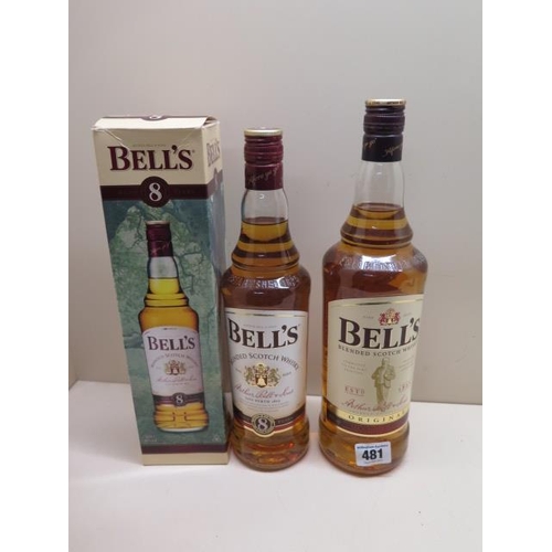 A litre bottle of Bells Original blended Scotch whisky and a... | Barnebys