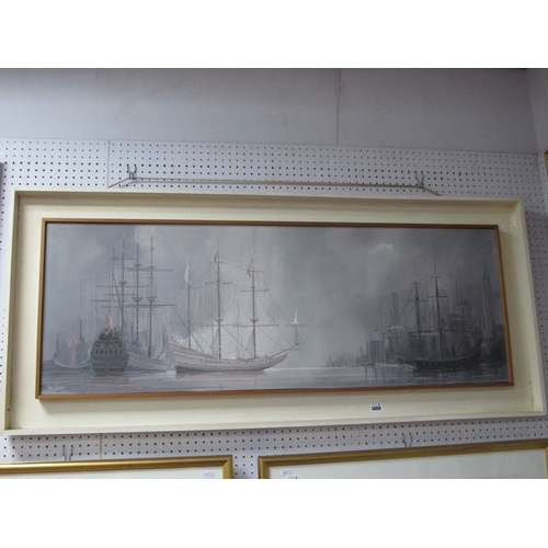 Peter J. Carter, 'Marine Forms', oil on board, signed lower ... | Barnebys