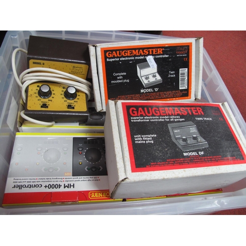 Two Gaugemaster Model "D" Controllers, (one boxed), a model ... | Barnebys