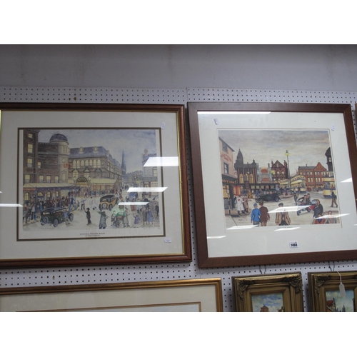 Terry Gorman (Sheffield Artist) 'Fitzalan Square' Limited Ed... | Barnebys