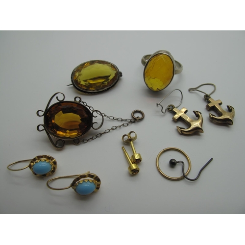 A Victorian Style Drop Pendant, collet set with scroll borde... | Barnebys