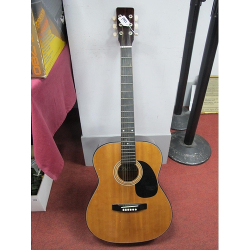 Miao Sheng Acoustic Guitar, Model No 5.806, with case. | Barnebys