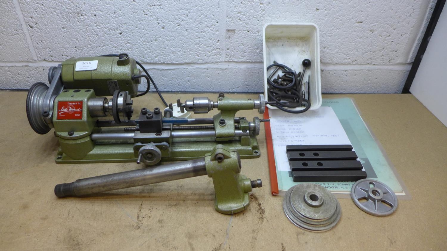 An Emco-Unimat milling machine/lathe, model SL, made in Austria, with ...