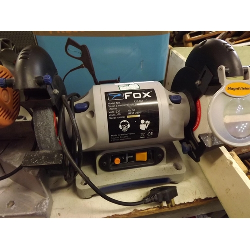 Fox bench grinder F23-661, 240v, 370w - w | Barnebys