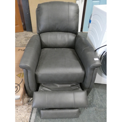 Synergy Leather Pushback Reclining Chair, RRP £299.99 + VAT ... | Barnebys