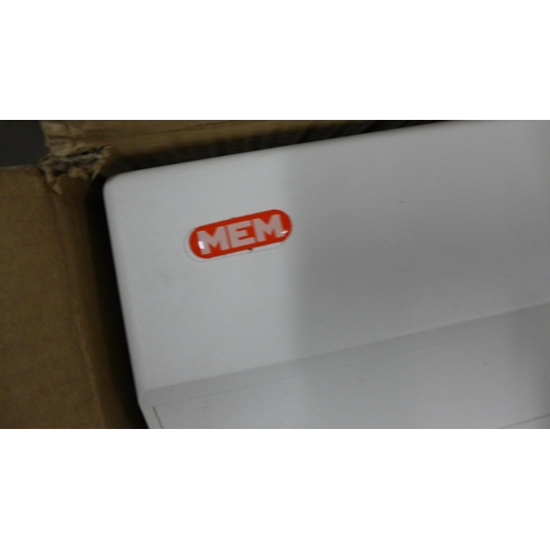 MEM 10 way distribution board with qty of breakers fitted