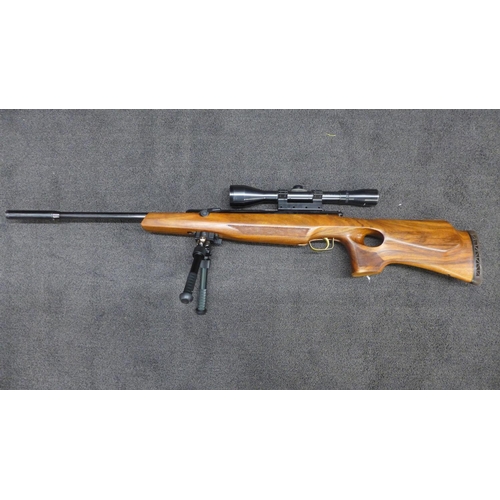 A .177 Air Arms side lever air rifle with walnut stock, also... | Barnebys