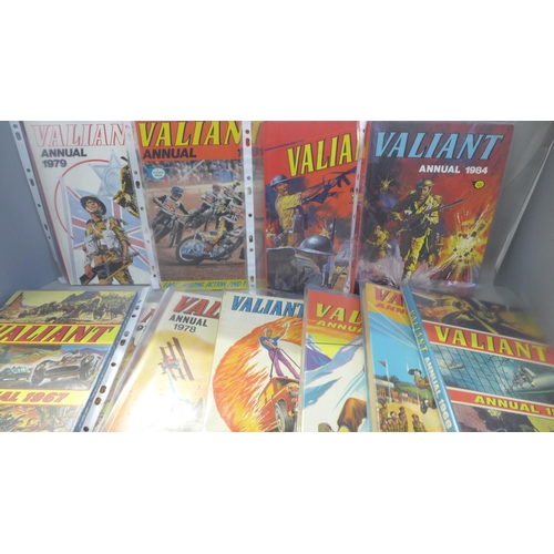 Vintage Valiant books, 1967-1984 (11)