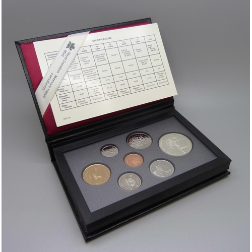 A Royal Canadian Mint commemorative coin set, 1991, one doll... | Barnebys