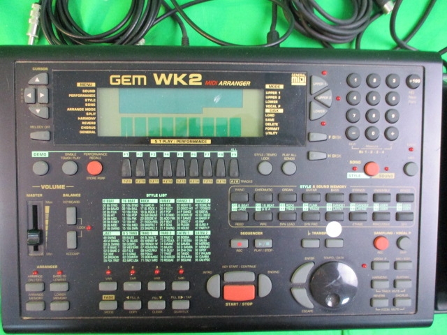 Gem Wk2 midi arranger with manual.