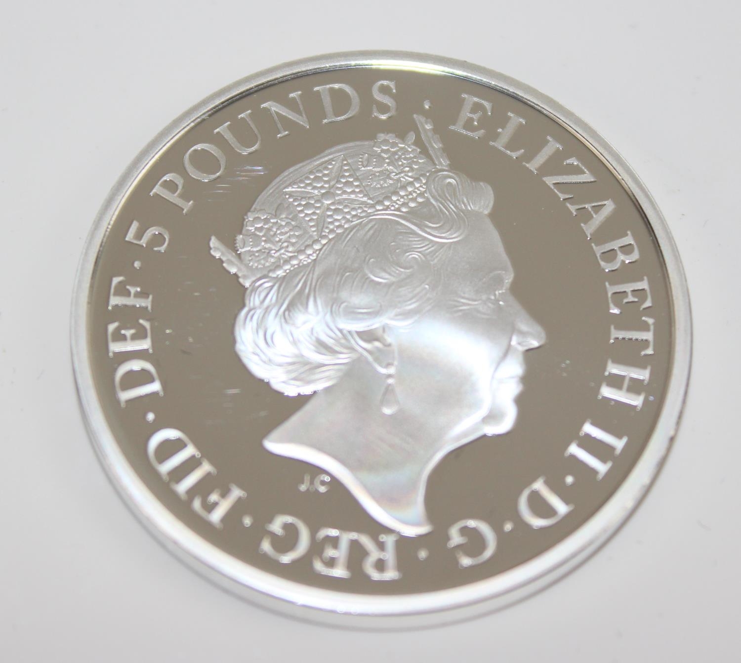 Royal Mint Harry and Meghan silver proof £5 coin
